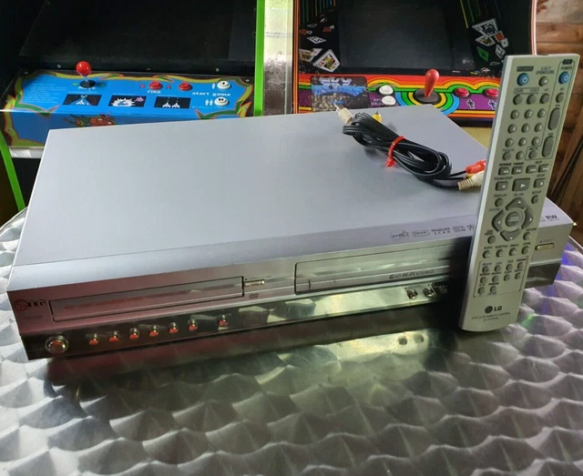 LG DVD VHS VCR Combo Player - 6 Head - V9120W - With Remote & Cables ...