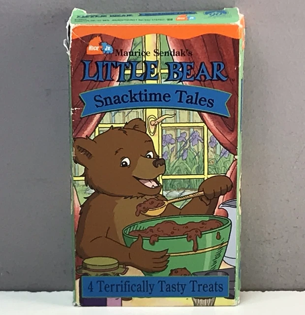 NICK JR MAURICE Sendak’s Little Bear Snacktime Tales VHS Video Tape ...