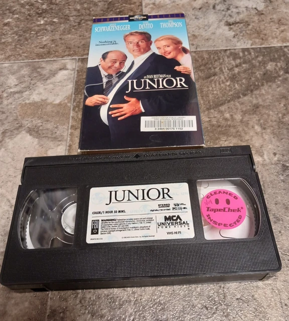 VINTAGE JUNIOR MOVIE VHS Tape Danny Devito Arnold EUC Tested $8.99 ...