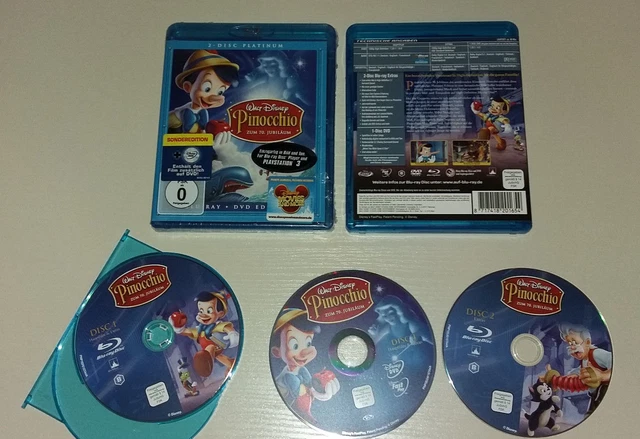 WALT DISNEY PINOCCHIO 2 Blu Ray + DVD Neu in Folie üb £26.53 - PicClick UK