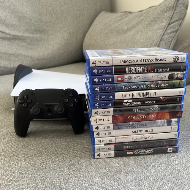 SONY PS5 DISC Edition Console Bundle with 13 games £399.99 - PicClick UK
