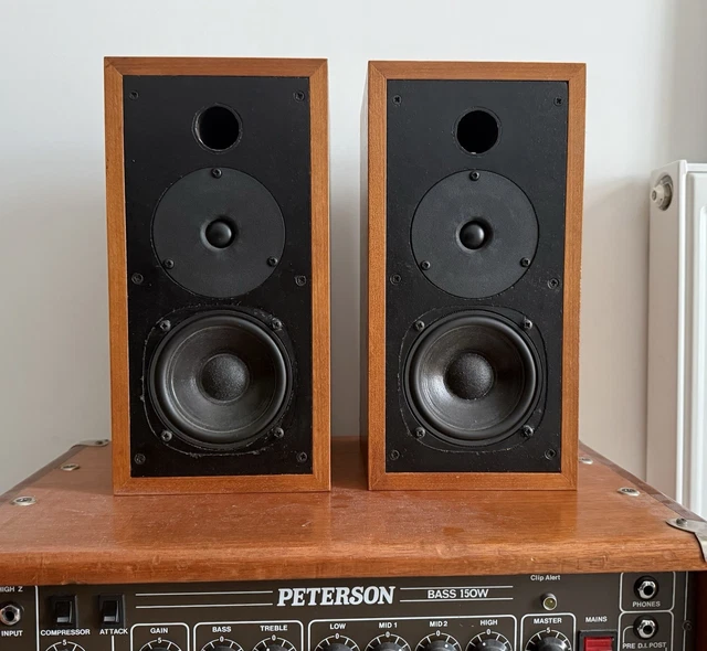 RCL THE SMALL Loudspeaker Mini Monitor LS3/5A Linn Kan Teak Excellent ...