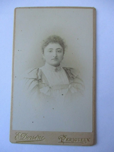 ANCIENNE CDV E Dorsene Perigueux Portrait De Jeune Fille EUR 7,50 ...
