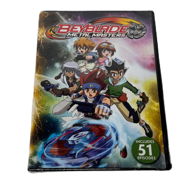 BEYBLADE METAL MASTERS DVD 5 Disc Set Complete Series New Sealed All 51 ...