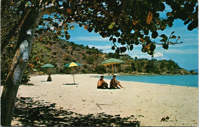 MORNING STAR BEACH St. Thomas Virgin Islands UNUSED Vintage Postcard ...