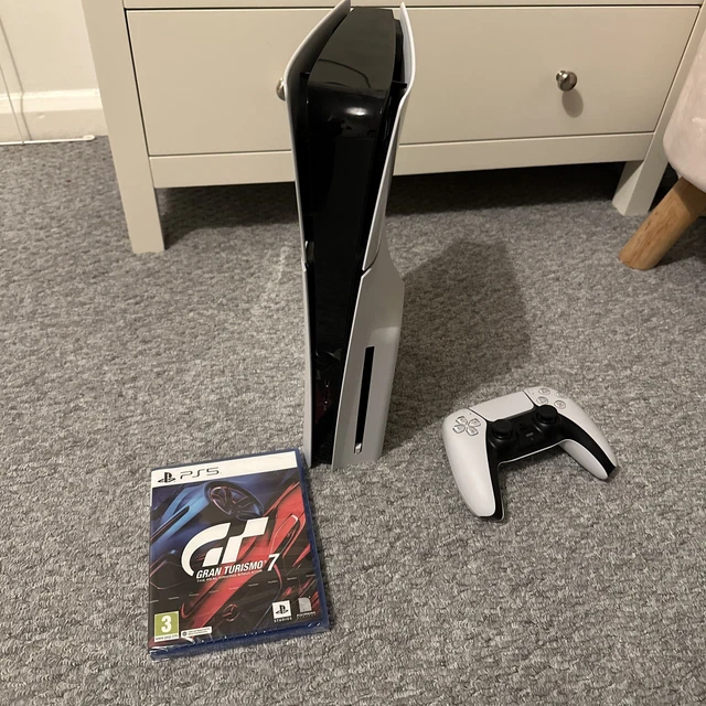 SONY PLAYSTATION 5 PS5 Slim Disc Edition Console + Gran Turismo 7 GT7 ...