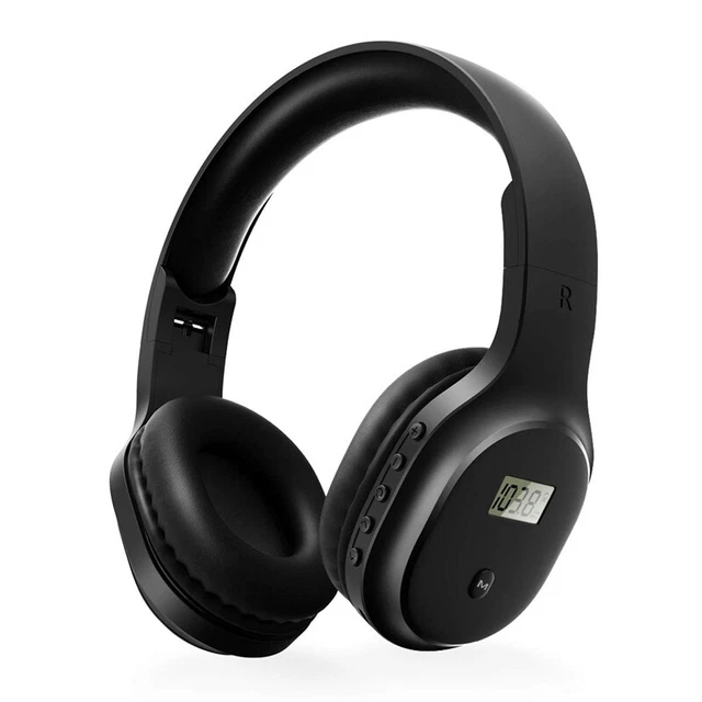 CASQUE RADIO FM Portable Casque Sans Fil Bluetooth Radio FM Walkman ...