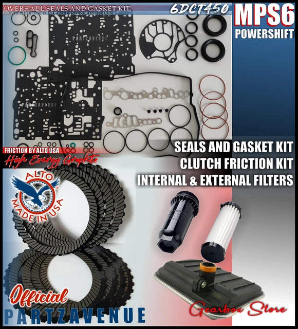 6DCT450 OVERHAUL KIT MPS6 Powershift Friction Filter kit Ford Volvo £ ...