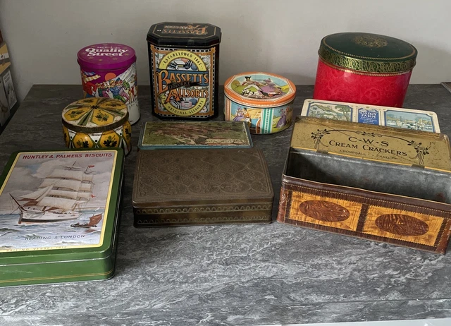 VINTAGE BISCUIT, SWEET And C.W.S. Crackers Tins £4.99 - PicClick UK