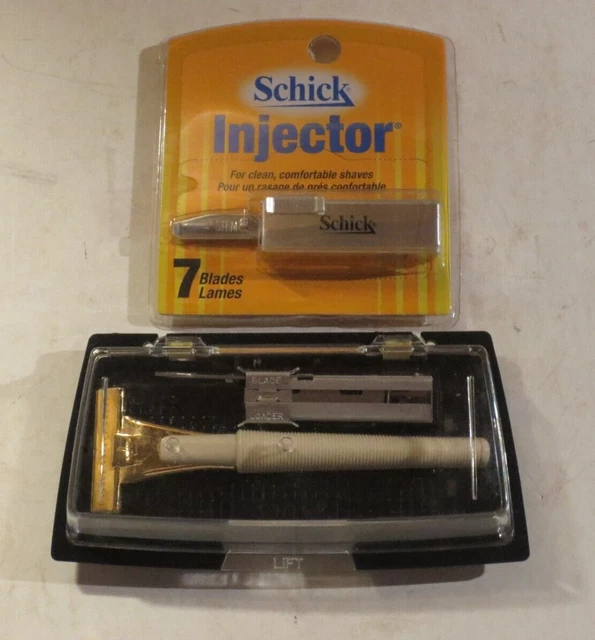 ORIGINAL VINTAGE SCHICK Injector Safety Razor With Case And Injector ...
