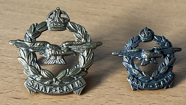 SAAF SALM BADGE South African Air Force Cap Badge BRONZE 2 Lugs + 1 ...