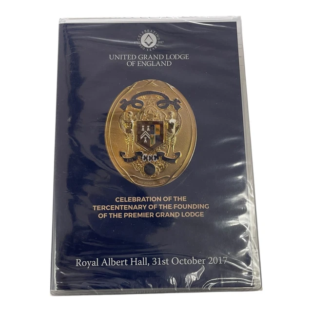 RARE MASONIC UNITED Grand Lodge England Tercentenary DVD 2017 Royal ...