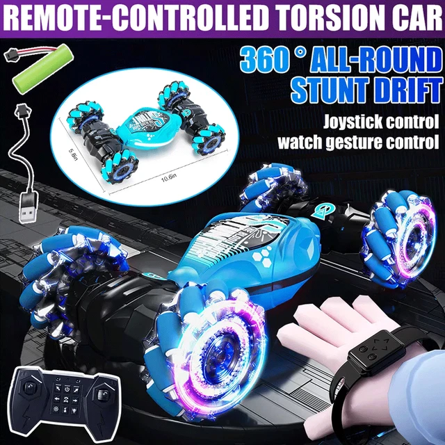 360° 4WD STUNT Car RC Hand Gesture Sensing Off-Road Remote Control Off ...