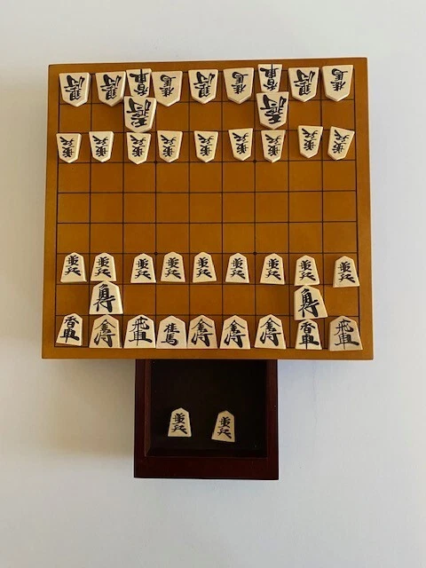 NINTENDO SHOGI JAPANESE Chess Board & Pieces Set wooden Japan New F/S £ ...