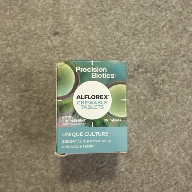 PRECISION BIOTICS ALFLOREX Chewable Tablets Unique Culture bbe 06/25 £ ...