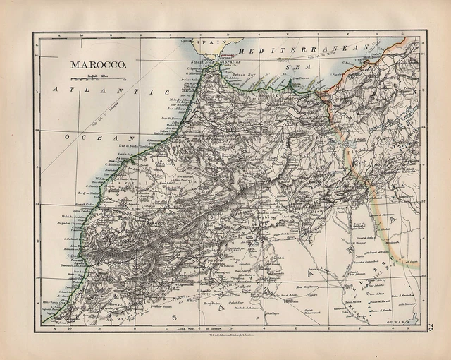1900 VICTORIEN CARTE ~ Marocco Maroc EUR 29,73 - PicClick FR