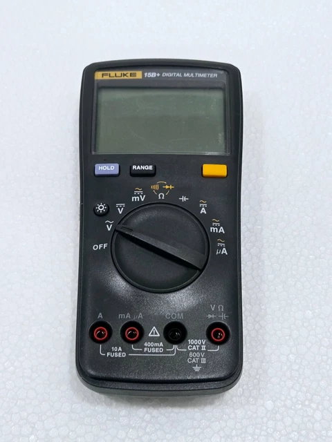 FLUKE 15B+ DIGITAL MULTIMETER Cat III safety rating UNIT ONLY Not ...