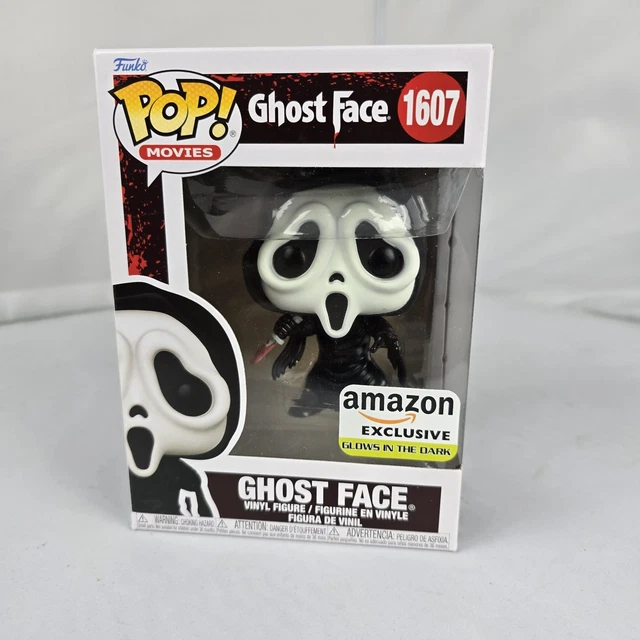 FUNKO POP! VINYL: Scream - Ghost Face (Glow) - Amazon (Exclusive) #1607 ...