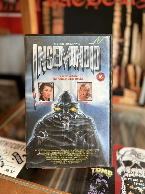 INSEMINOID VHS HORROR Big Box Ex Rental Video £30.00 - PicClick UK