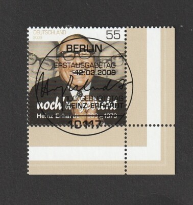 BRIEFMARKE 2009 2726 100. Geburtstag Golo Mann Sonderstempel EUR 1,00 ...