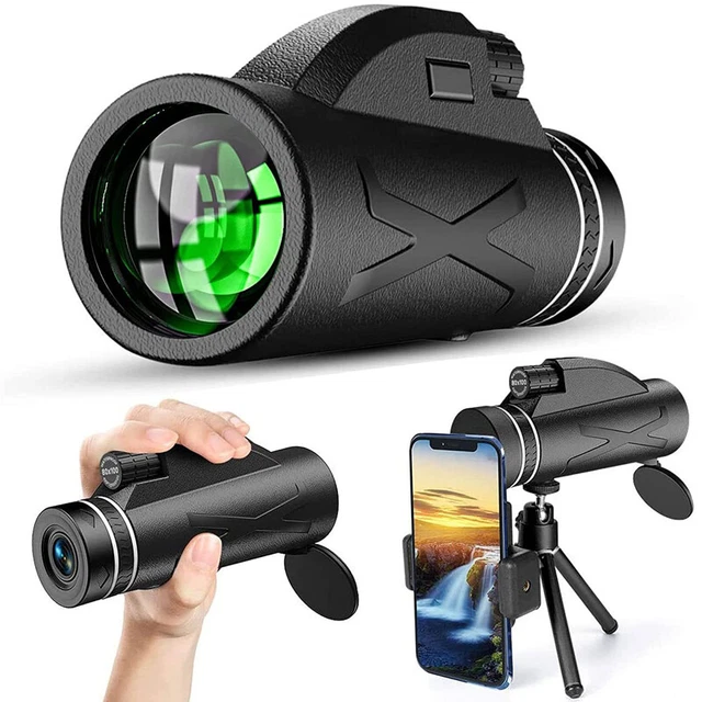 MONOCULAR TELESCOPE 80X100 Zoom HD Bak4 Portable Powerful Binoculars ...