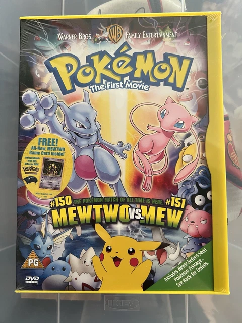 POKEMON THE FIRST Movie: Mewtwo vs Mew (DVD SEALED with MEWTWO card) £ ...