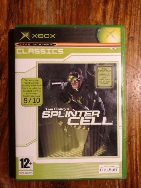 TOM CLANCY'S SPLINTER Cell (Original Xbox game) complete with manual £2 ...