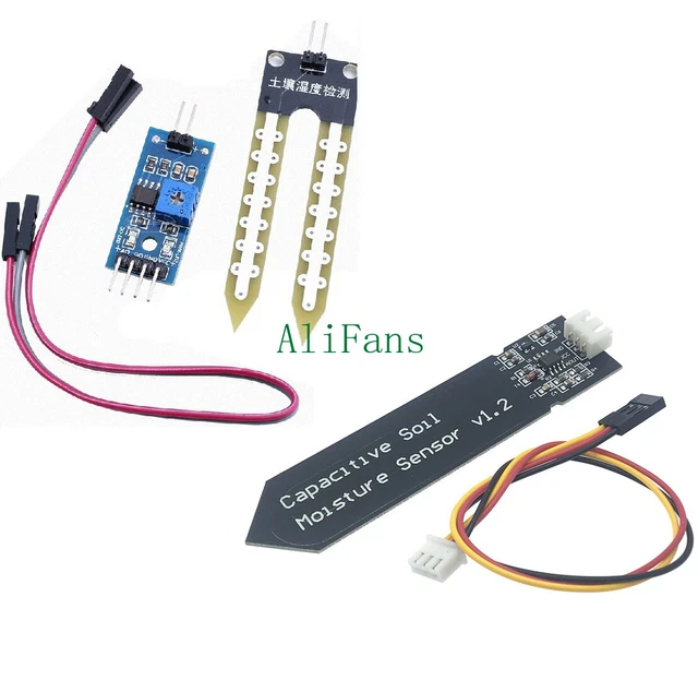 ANALOG CAPACITIVE SOIL Moisture Sensor V1.2 + Sensor Cable Corrosion ...