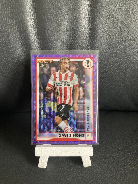 2022-23 UEFA TOPPS cromato Merlin Xavi Simons/15 viola onda EUR 16,72 ...
