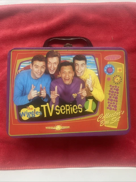 THE WIGGLES TV series 1 Collector’s Box Set Tin Lunchbox Carry Case (no ...