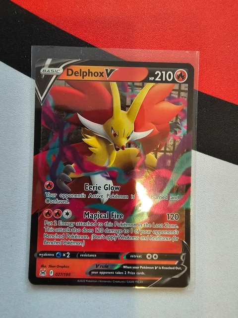 POKÉMON CARD | Delphox V 027/196 | Lost Origin | Near Mint/Mint £185.00 ...