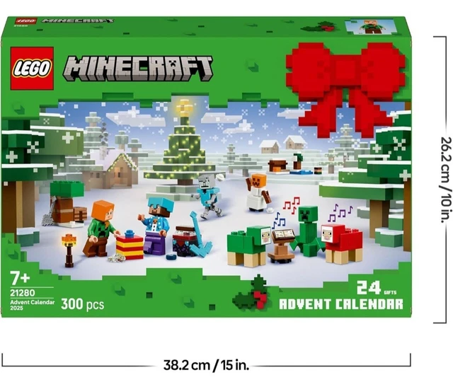 LEGO MINECRAFT 21280 Advent Calendar 2025 Brand New & Sealed £49.99 ...