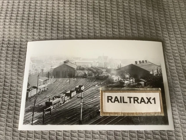 RAILWAY PHOTOGRAPH - Steam Engines Etc. At Worcester Mpd/Shed Etc. (Old ...