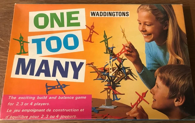 VINTAGE 1970S ONE Too Many balancing game by Waddingtons, Retro, Stock ...