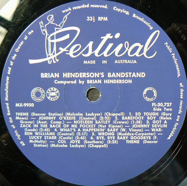 BRIAN HENDERSON'S BANDSTAND Various Vinyl Pop Rock EUR 30,58 - PicClick FR