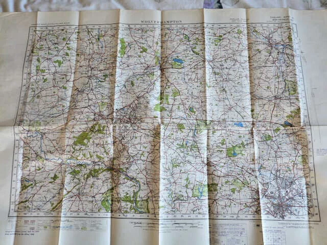 WOLVERHAMPTON 1940 WAR revision ordanance survey ww2 £6.50 - PicClick UK