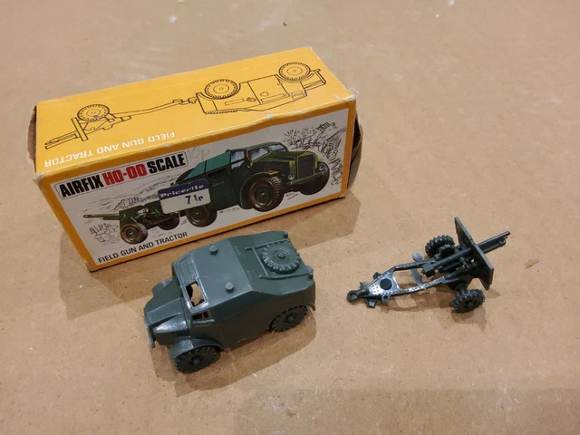 AIRFIX H0-00 SCALE Field Gun And Tractor Boxed £12.50 - PicClick UK