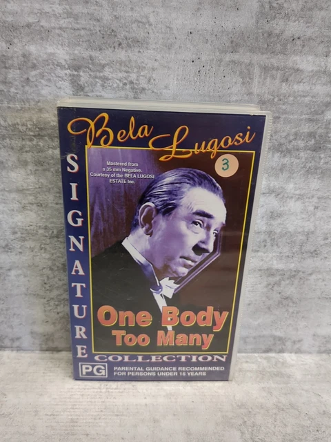 ONE BODY TOO Many VHS Movie Video Cassette Tape $19.90 - PicClick AU