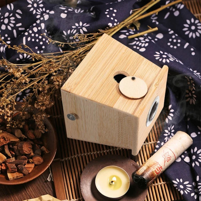 MOXIBUSTION TREATMENT TOOL Portable Wood Box Burner Case for Therapy £ ...