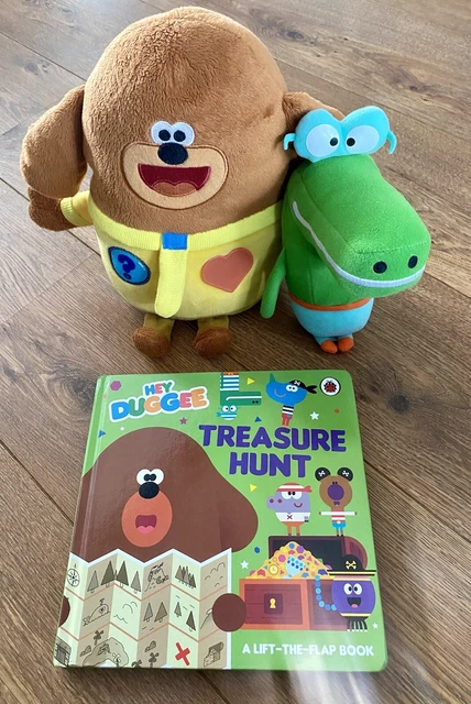 CBEEBIES HEY DUGGEE Bundle Interactive Soft Toy Talking Happy & Book £8 ...