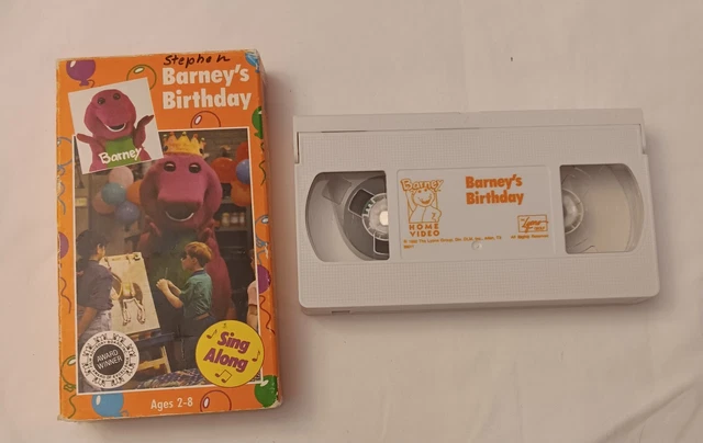 BARNEY - BARNEYS Birthday (VHS, 1992) £8.88 - PicClick UK