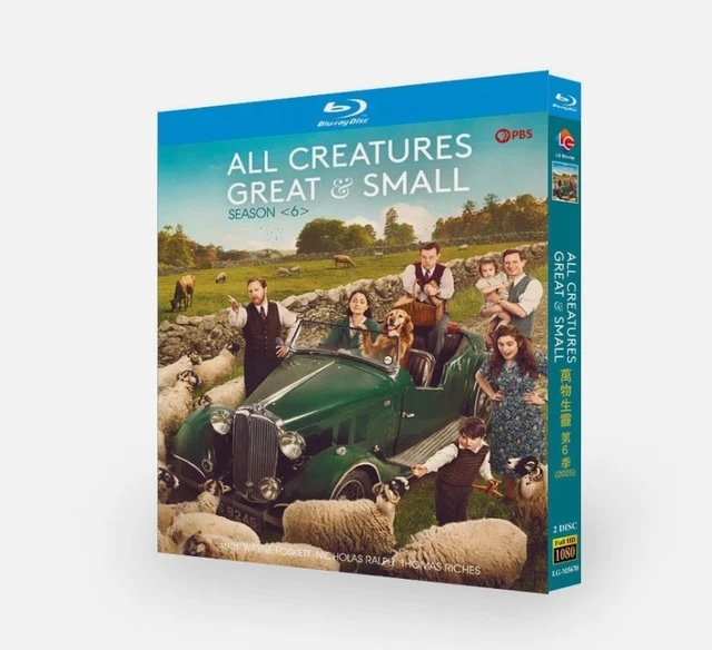 ALL CREATURES GREAT and Small Season 6 (2025)2BD All Region New Box Set ...