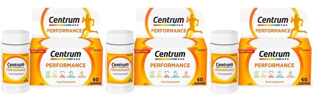 CENTRUM PERFORMANCE TABLETS Multivitamin 3 X 60 TABLETS EXPIRY END 02/ ...