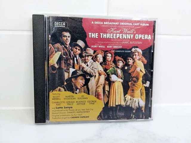 KURT WEILLS THE Threepenny Opera Broadway Original Cast Musical Show ...