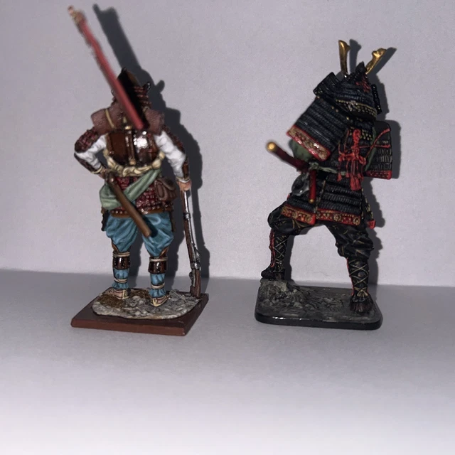 SAMURAI SOLDIERS Holding Musket With Flag And Holding Weapon $89.00 ...