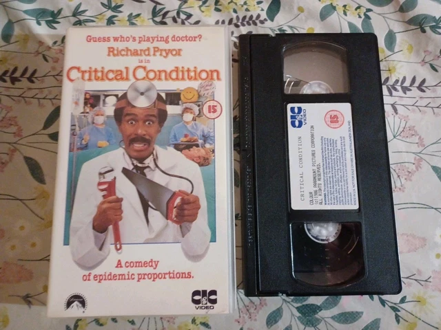 CRITICAL CONDITION VHS video EXCELLENT CONDITION FREE POSTAGE 28 £10.98 ...