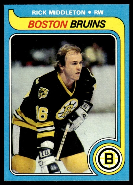 1979-80 TOPPS RICK Middleton Boston Bruins #10 Set Break EUR 2,48 ...