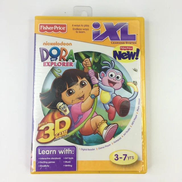FISHER PRICE IXL Learning System "Dora The Explorer With 3D Game ...