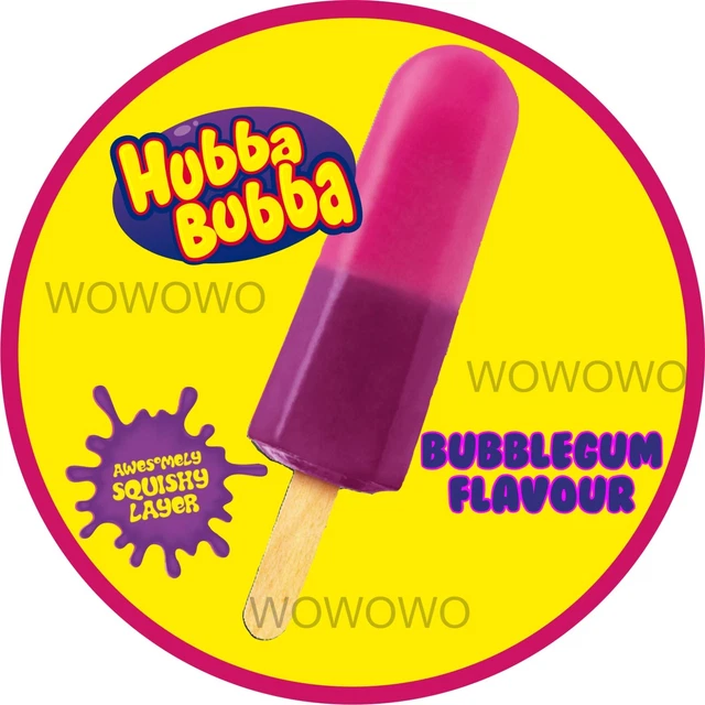 ICE CREAM VAN sticker Hubba bubba bubblegum ice lolly stickers trailer ...