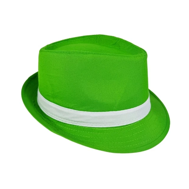 LEPRECHAUN PORKPIE HAT Green Costumes Saint Patrick s Day Wear Party ...